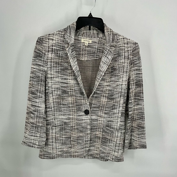 Max Studio | Jackets & Coats | Max Studio Tweed Cropped Lined Classic ...